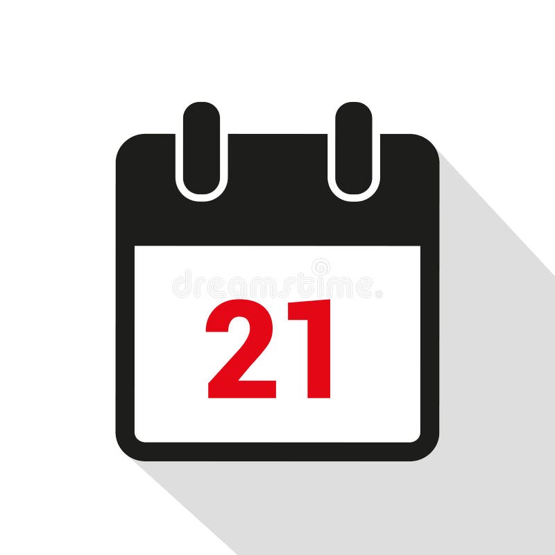 Simple Calendar Icon 4 on White Background Stock Vector - Illustration ... Simple Calendar Icon 4 on White Background Stock Vector - Illustration ...