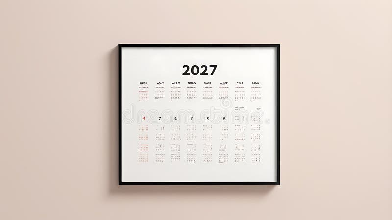 Simple Calendar 2021. Vector Illustration Stock Vector - Illustration ...