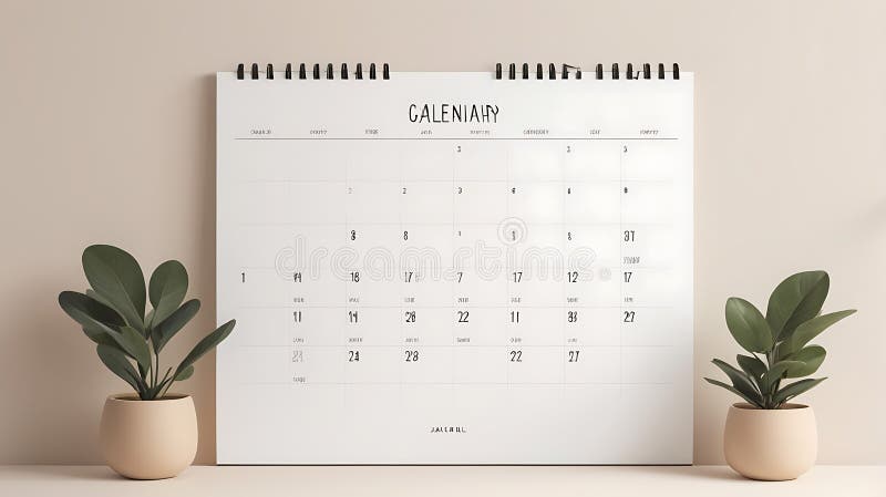 Simple Calendar 2021. Vector Illustration Stock Vector - Illustration ...