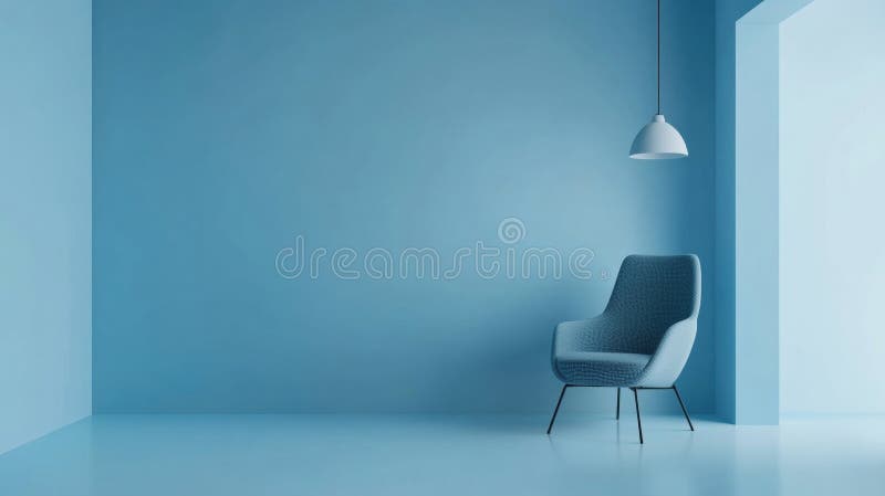 Simple and Calming Light Blue Background Design Stock Illustration ...