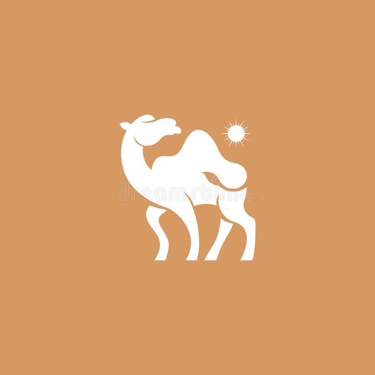 Simple camel logo stock vector. Illustration of mammal - 338049212