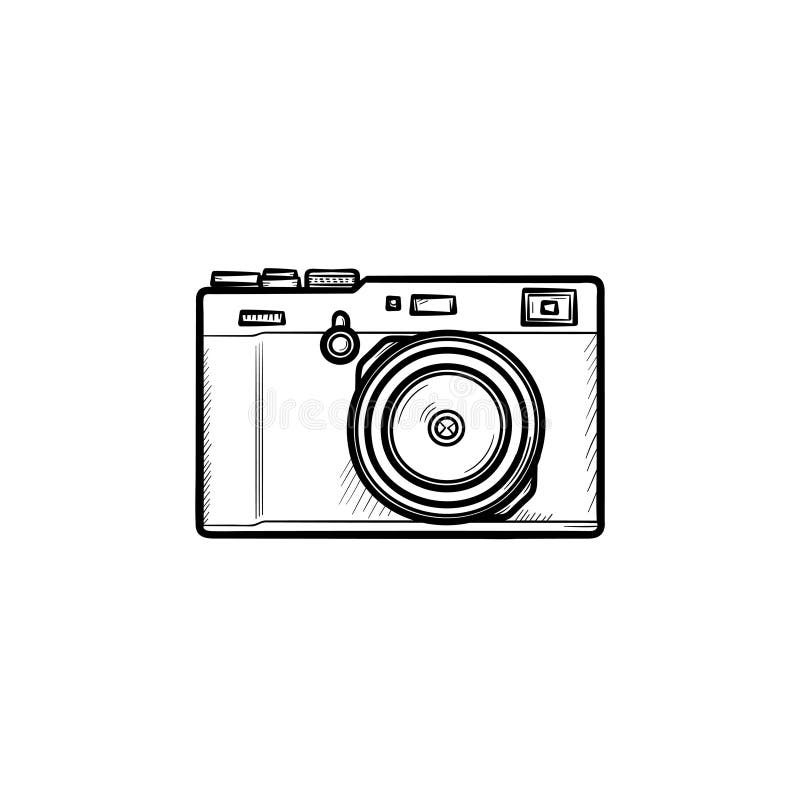Simple Camera Hand Drawn Outline Doodle Icon. Stock Vector ... Simple Camera Hand Drawn Outline Doodle Icon. Stock Vector ...