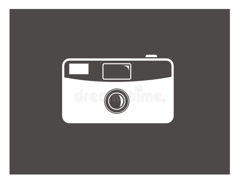 Simple camera icon stock vector. Illustration of flash - 51352254