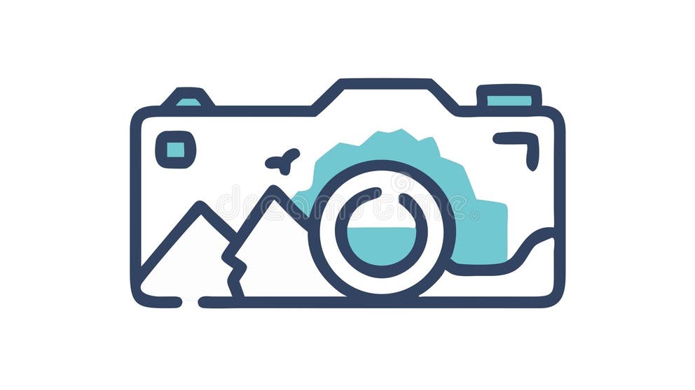Simple Camera Icon, Photography, Digital Capture, Vector Design ...