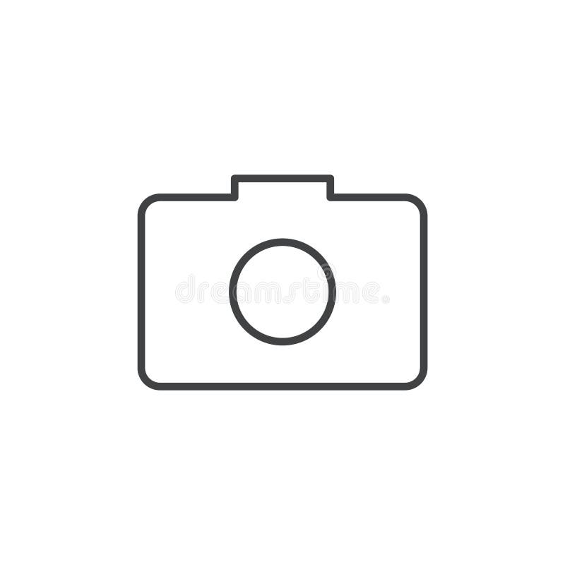 Simple Camera Icon Representing Photography or Capturing Moments Stock ...