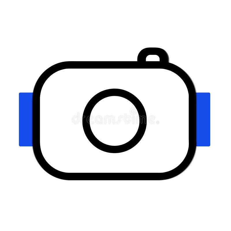 Simple camera logo stock vector. Illustration of collection - 49223100