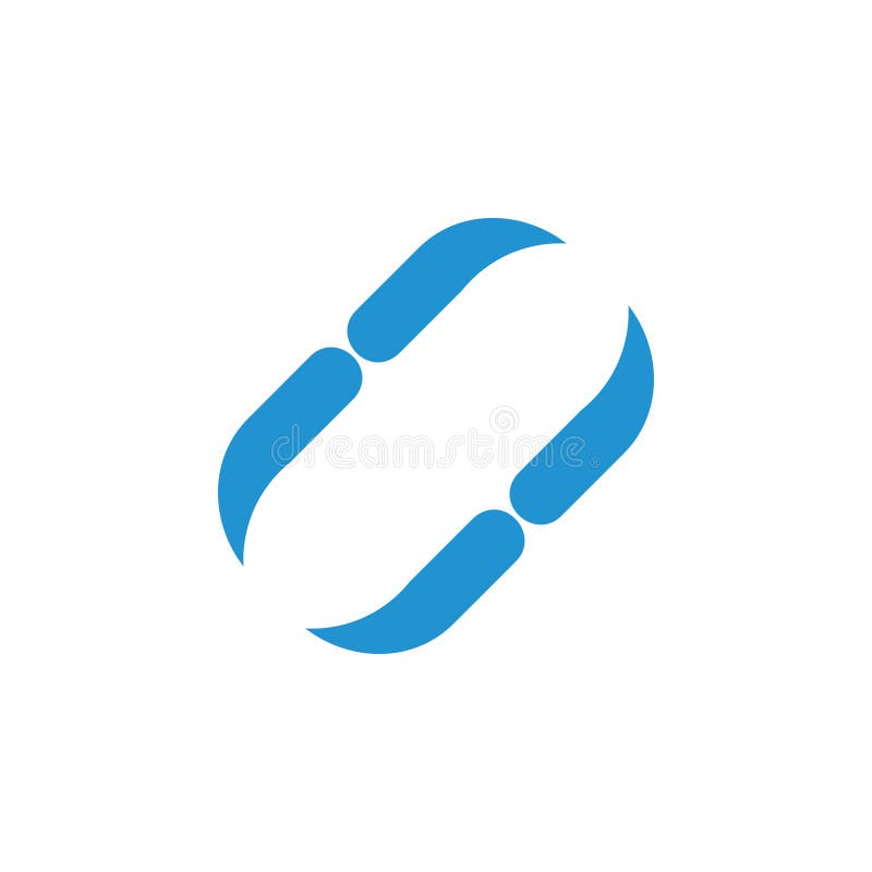 Simple Capsule Shape Curves Geometric Logo Vector Stock Vector ...