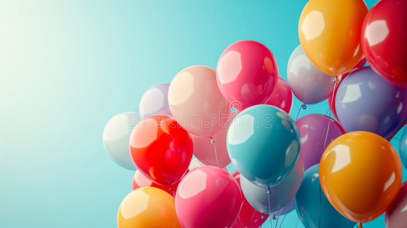 Simple yet Captivating Backdrop Adorned with Radiant, Multicolored ...