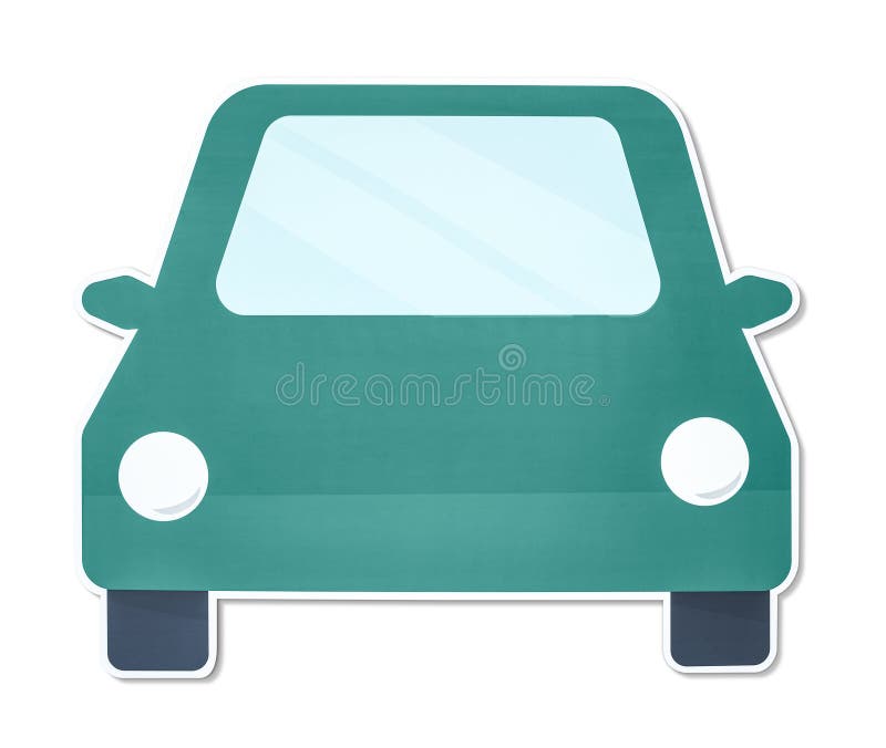 Simple Car Vector Illustration Icon Stock Illustration - Illustration ...
