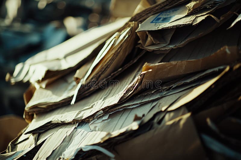 A Simple Cardboard Box Placed on a Table Stock Image - Image of moving ...