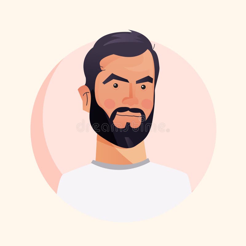 Simple cartoon avatar stock vector. Illustration of cute - 90374494