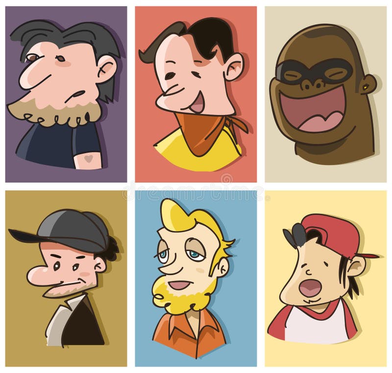 Simple Cartoon Character stock vector. Illustration of decoration ...