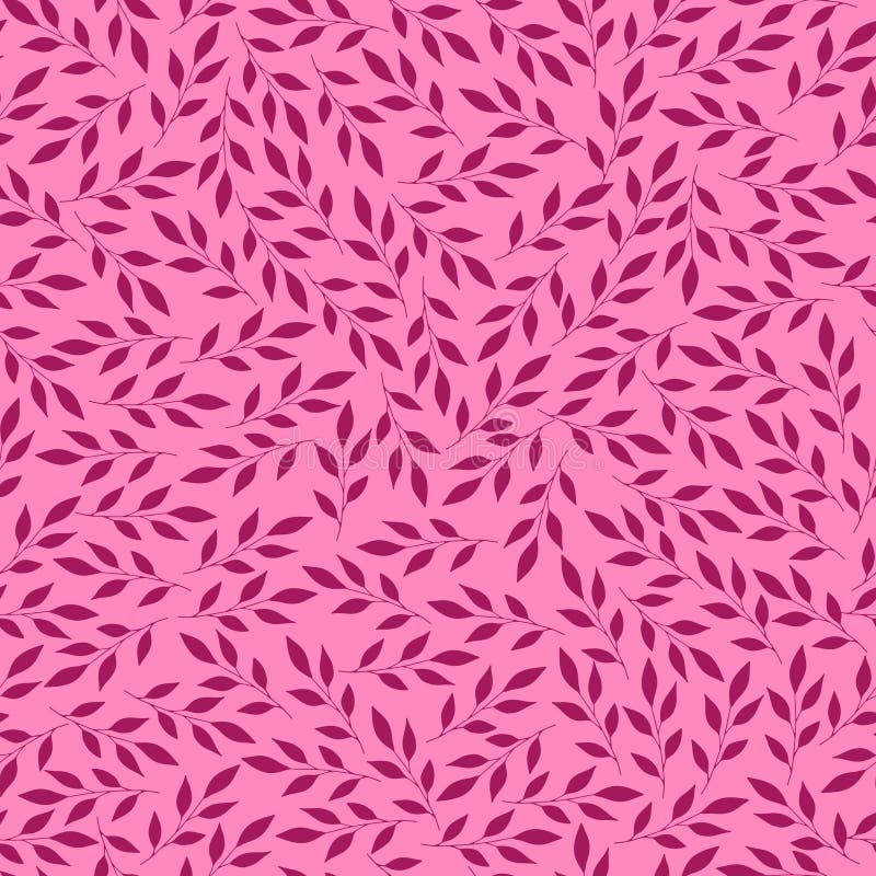 Simple Cartoon Repeating Seamless Pattern with Cute Twigs on a Neutral ...