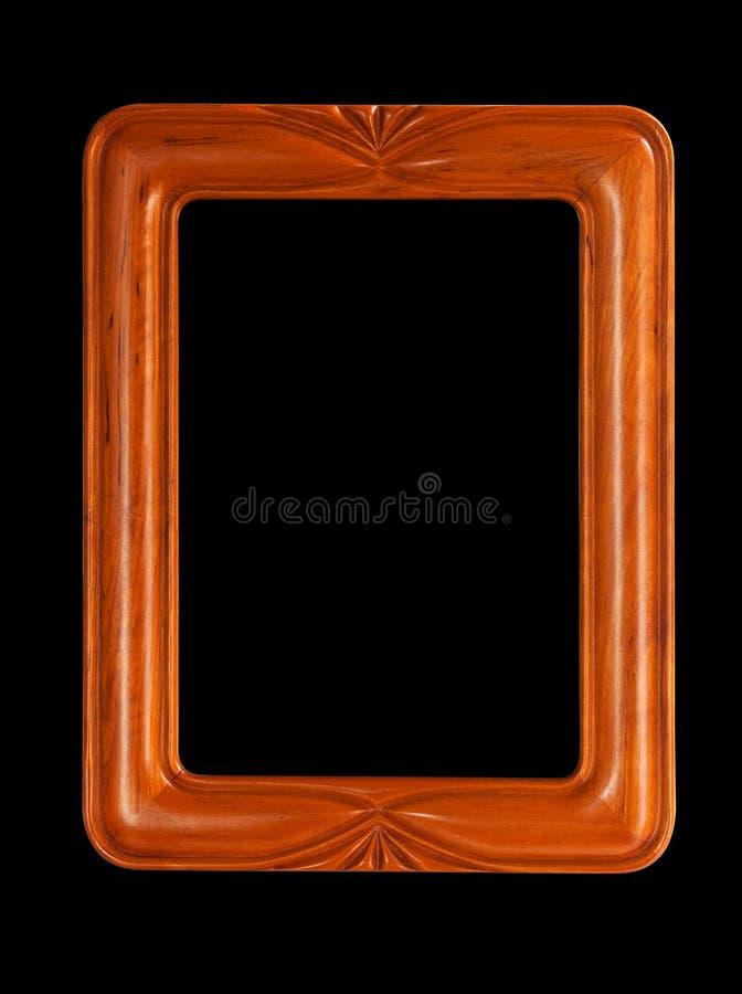 Simple Carved Picture Frame Stock Photo - Image of empty, classical ...