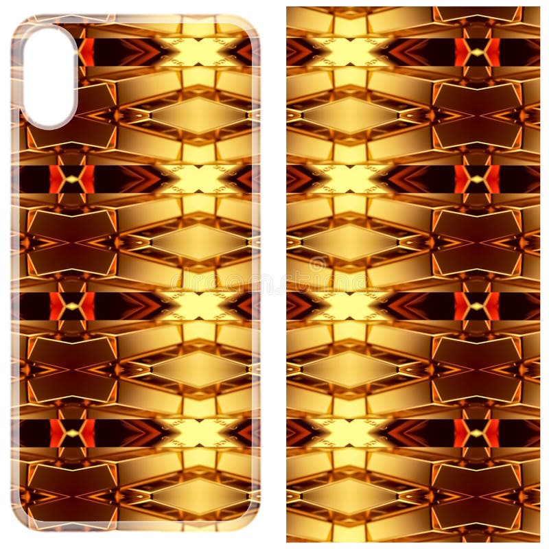 Simple Case Cover Vector Template, Simple Design with Color Pattern ...