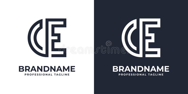 Ce Logo Elegant Stock Illustrations – 796 Ce Logo Elegant Stock ...