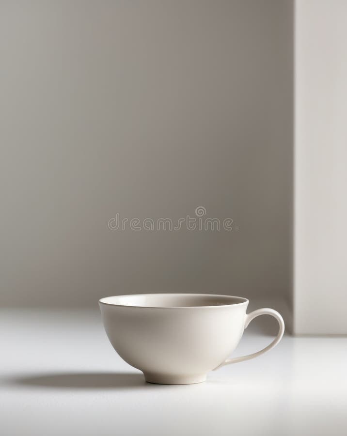 Simple Ceramic Tea Cup with Smooth Finish for Elegant Dining Experience ...