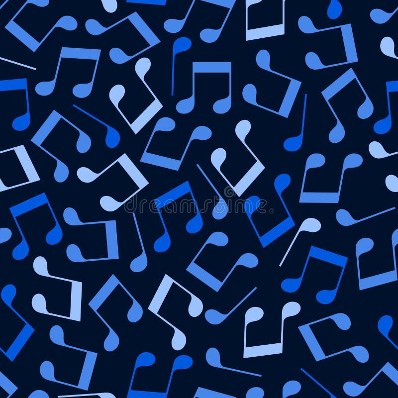 Simple Chaotic Blue Music Notes Stock Illustrations – 4 Simple Chaotic ...