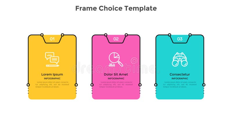 Modern Infographic Vector Template Stock Vector - Illustration of ...