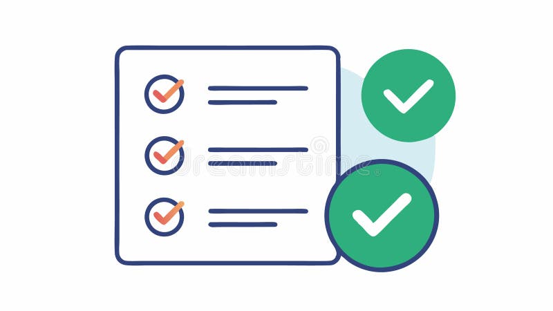 Simple Check List a Checklist with Tick Marks Indicating Traits of ...