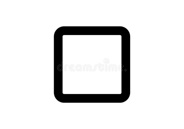 Simple Checkbox Icon for Selection and User Interface Stock Vector ...