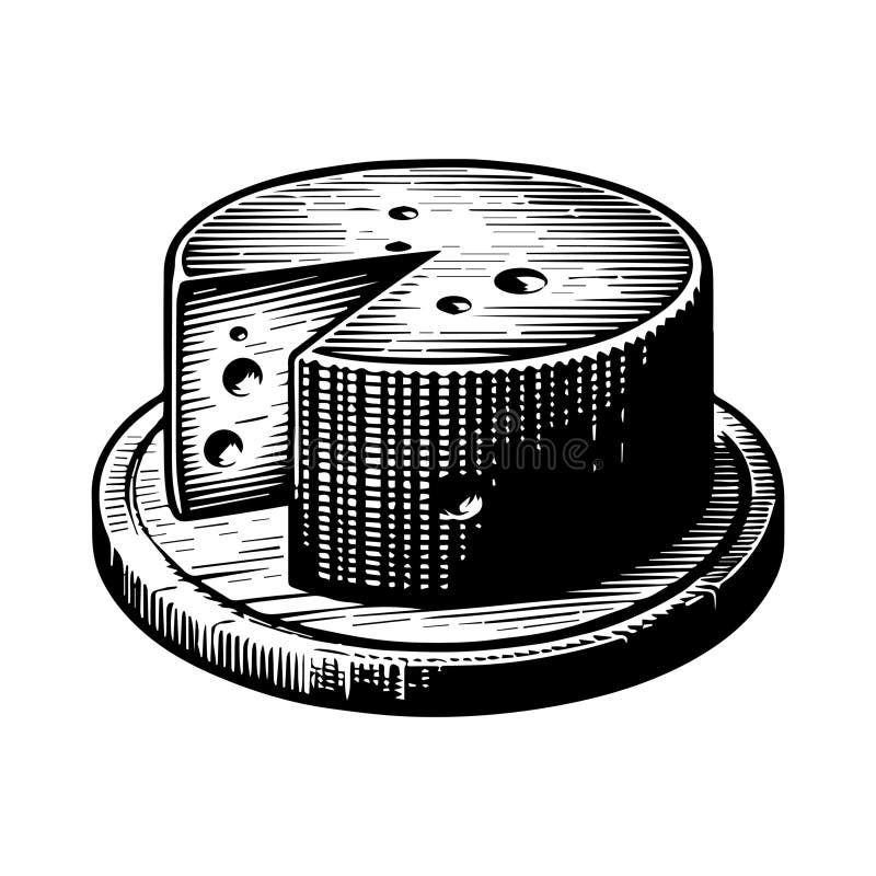 Cheese Wheel Vector Icon Vintage Retro Logo Illustration Stock Vector ...