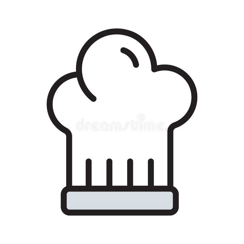 Chef Hat stock vector. Illustration of colored, cooking - 337292868