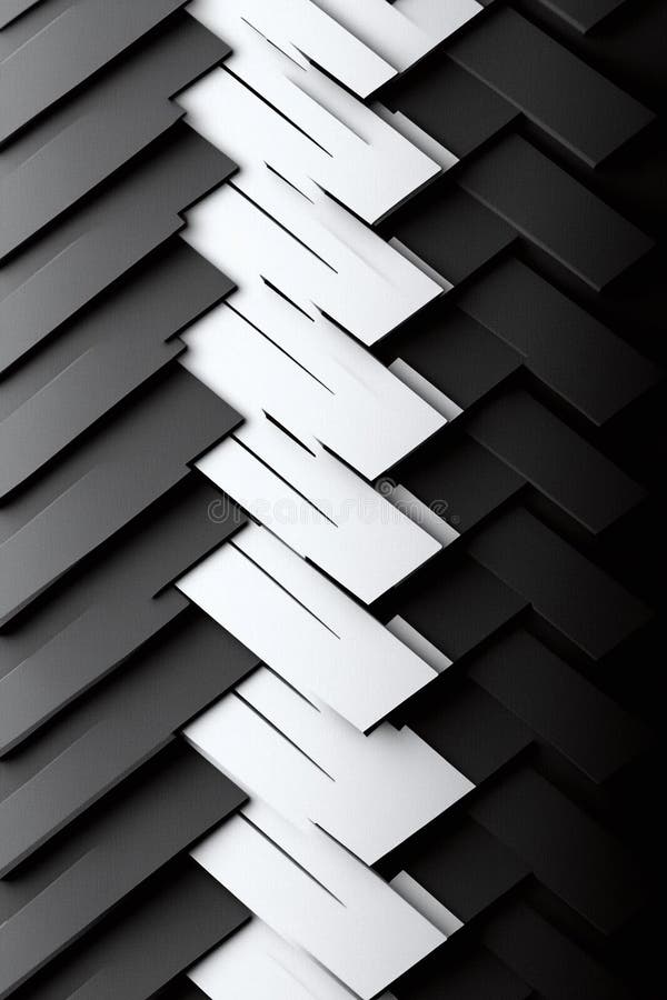 Simple Chevron Patterns in Monochrome for Clean Brochure Layouts. Stock ...