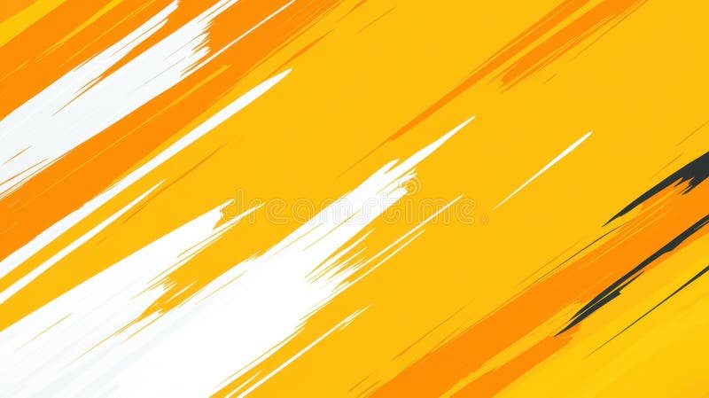 Simple, Chic Vector Illustration Featuring Minimal Yellow Lines on a ...