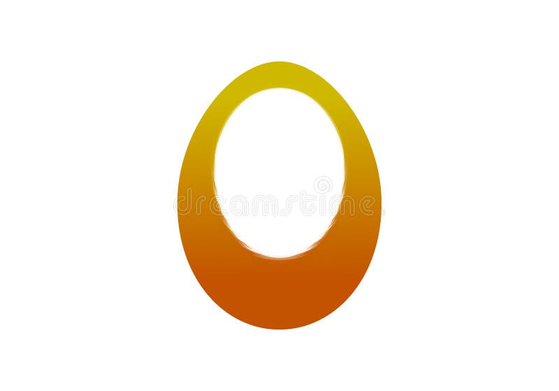 Simple Chicken Egg with Shadow Stock Photo - Illustration of healthy ...