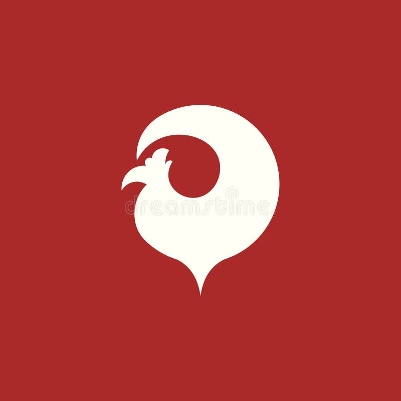 Simple chicken logo stock vector. Illustration of presentation - 232017268