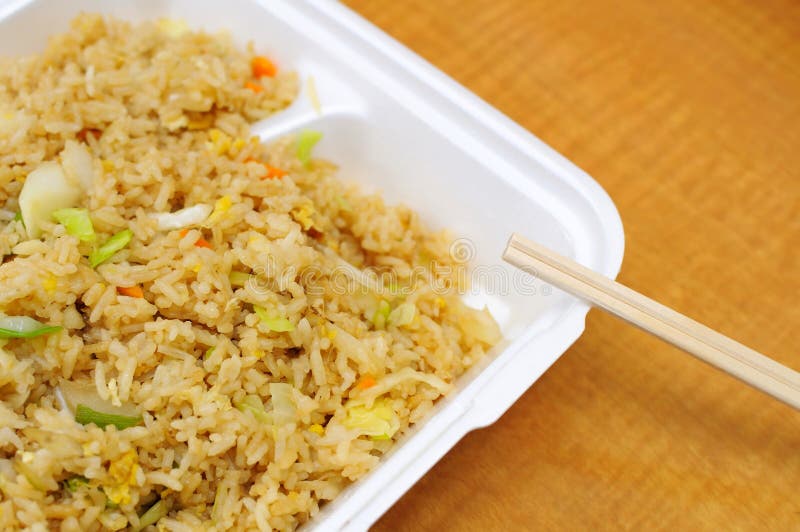 Fried rice take out stock image. Image of fried, chinese - 1759549