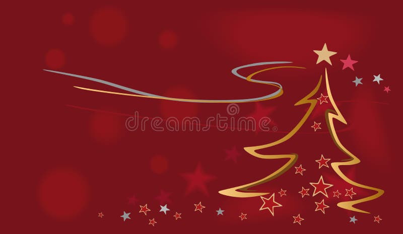 Simple Christmas Background Vector Illustration Stock Vector ...
