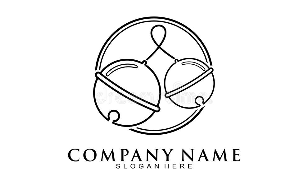 Simple Circle Bell Vector Logo Stock Vector - Illustration of gilt ...