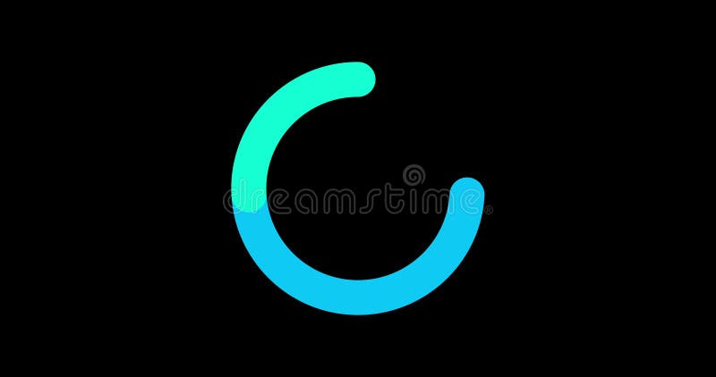 Simple Loop Animated Loading Icon Geometric Loader Animation With Simple Rounded Squares On