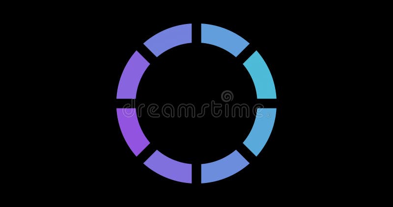 Simple Circle Loading Loop Animation On The White Background 4k
