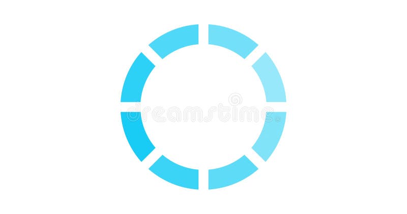 Simple Circle Loading Loop Animation on the Black Background. 4K Resolution Video of Loading ...