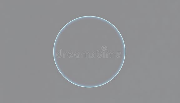 Simple Circle Outline Design Element, Minimalist Graphic and Basic ...