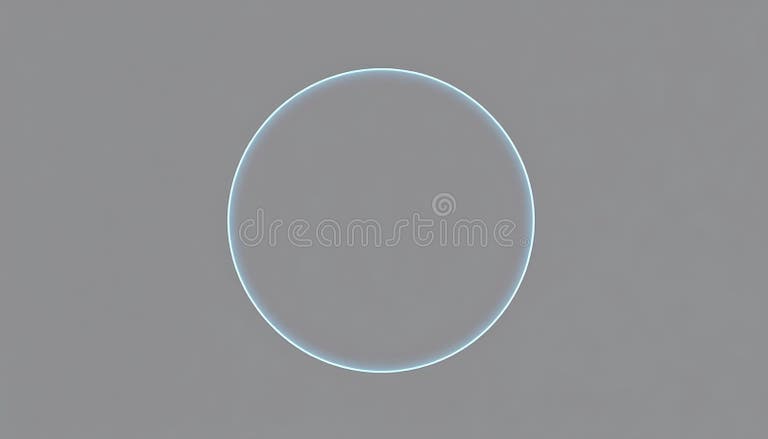 Simple Circle Outline Design Element, Minimalist Graphic and Basic ...