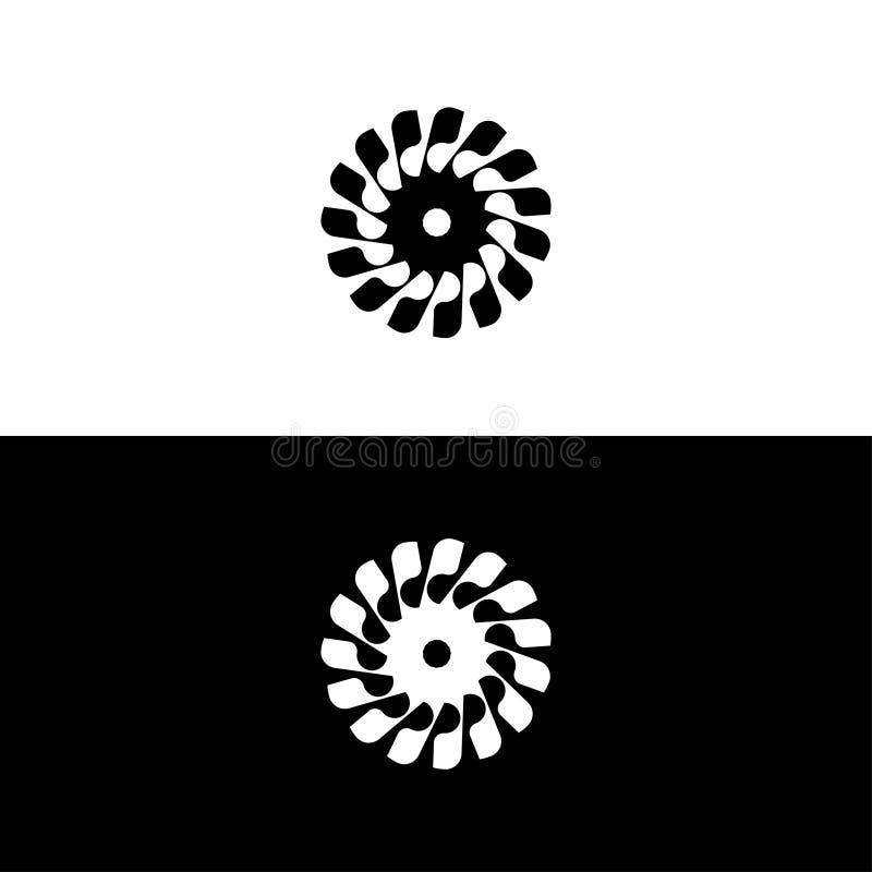 Simple Circle Vector Logo . Icon Circle Illustration Stock Vector ...