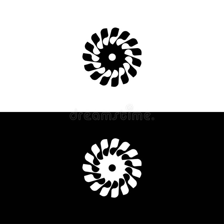 Simple Circle Vector Logo . Icon Circle Illustration Stock Vector ...