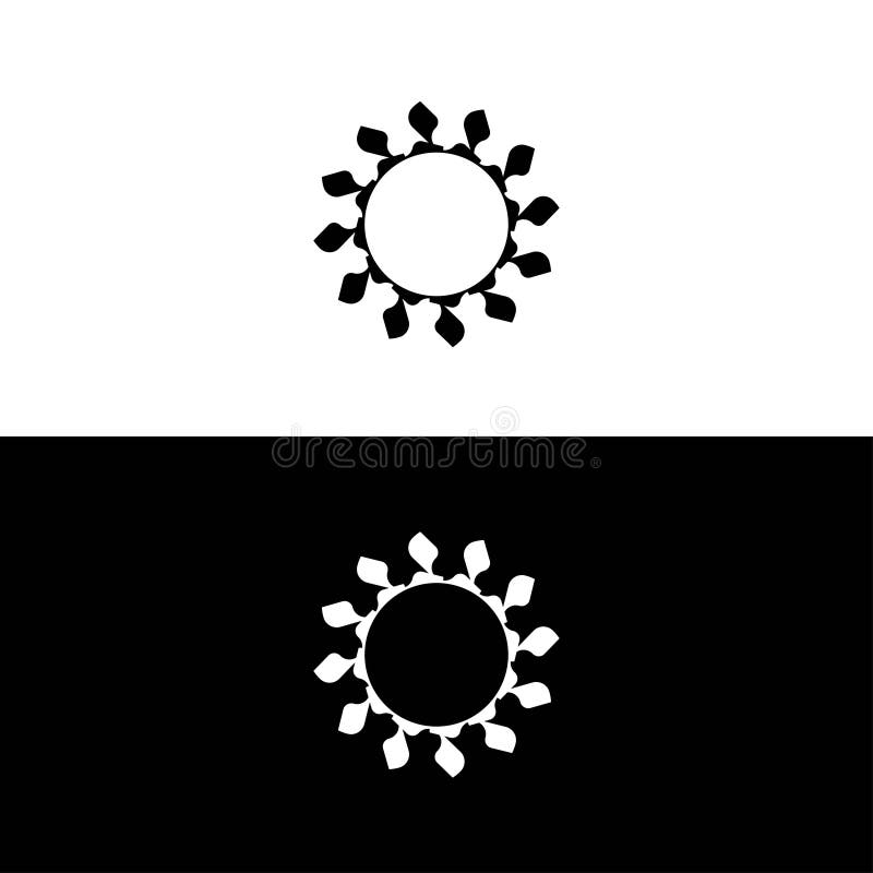 ...Simple Circle Vector Logo Stock Vector - Illustration of insignia ...