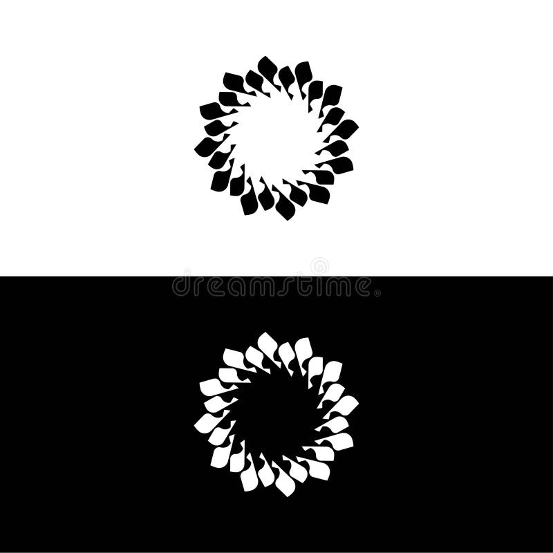 Simple Circle Vector Logo . Icon Circle Illustration Stock Vector ...
