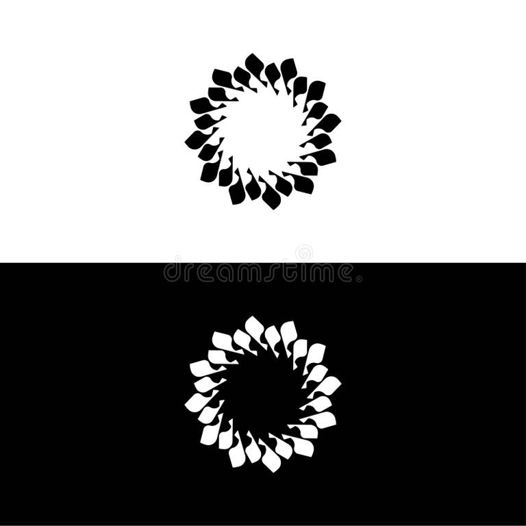 Simple Circle Vector Logo . Icon Circle Illustration Stock Vector ...