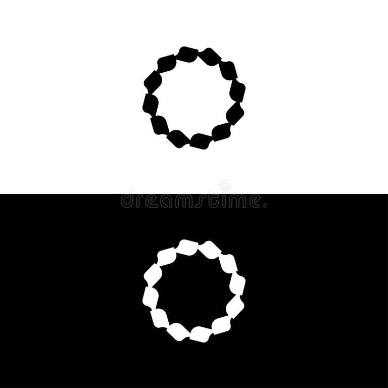Simple Circle Vector Logo . Icon Circle Illustration Stock Vector ...