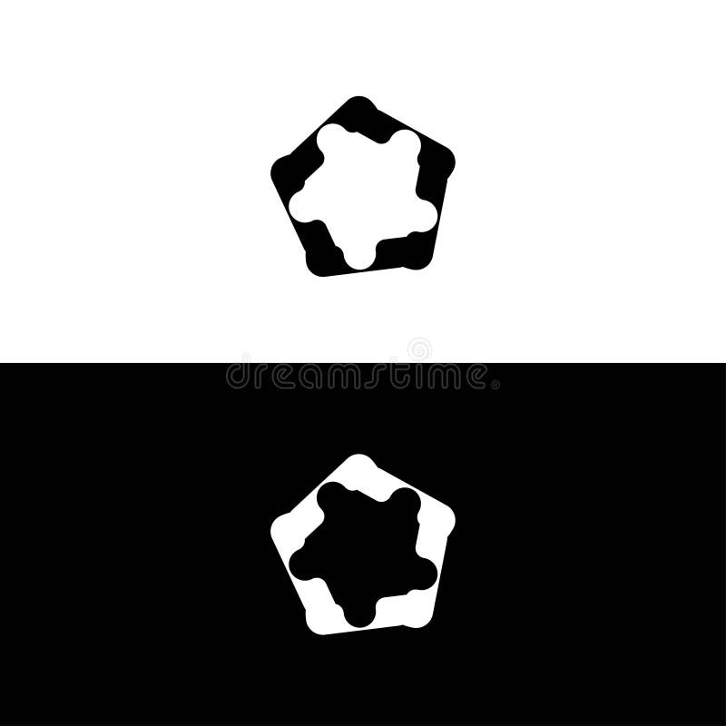 Simple Circle Vector Logo . Icon Circle Illustration Stock Vector ...