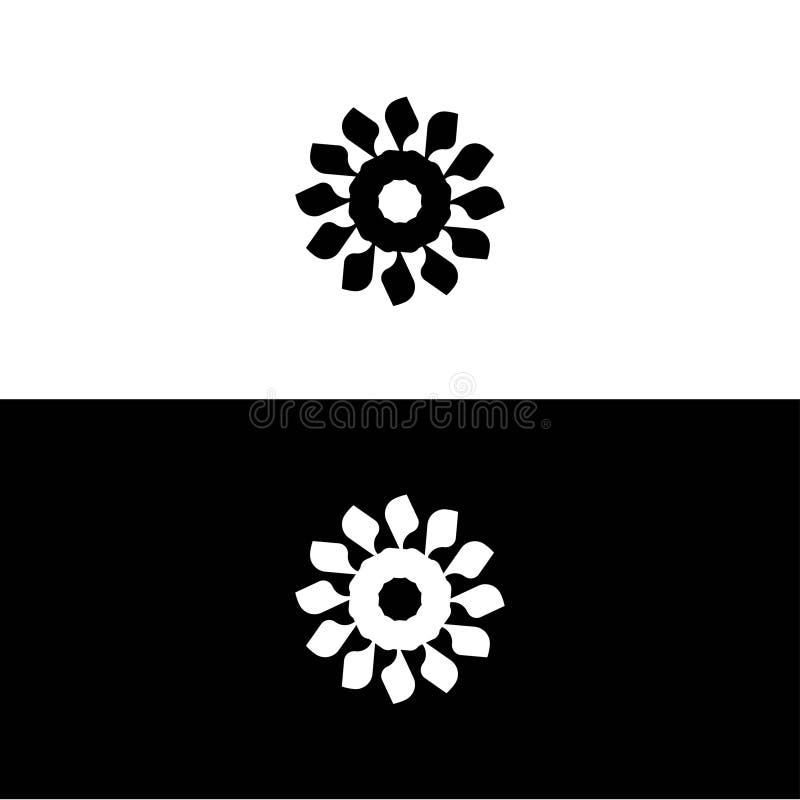 Simple Circle Vector Logo . Icon Circle Illustration Stock Vector ...