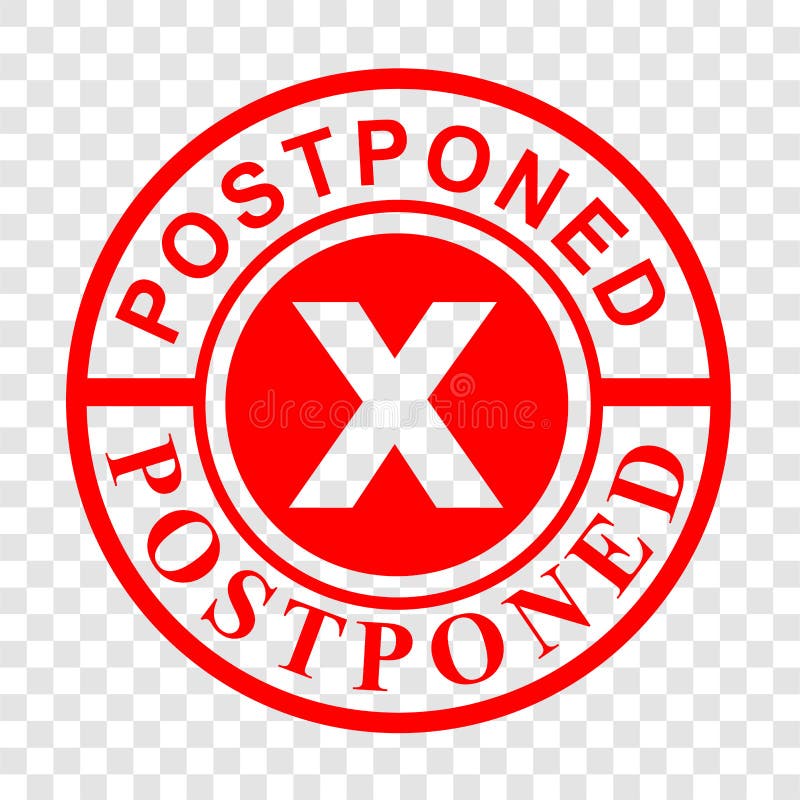Postpone Transparent Stock Illustrations – 56 Postpone Transparent ...