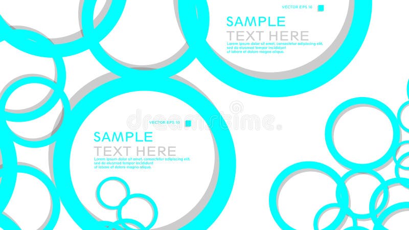 Simple Circles Background stock vector. Illustration of vector - 133391833