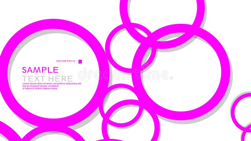 Simple Circles Background stock vector. Illustration of design - 133389936